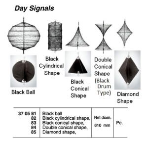 Daylight Signal Shapes for Ships – Ball, Cone, Cylinder & Diamond – Al ...
